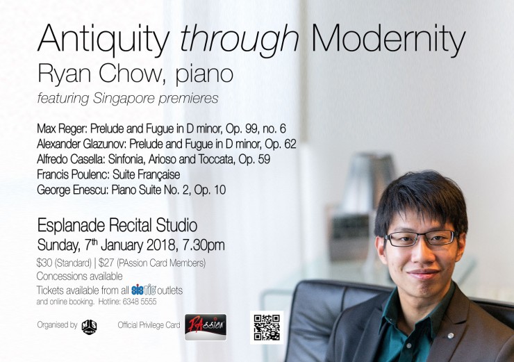 Antiquity through Modernity: In Concert with Ryan Chow | ThePiano.SG