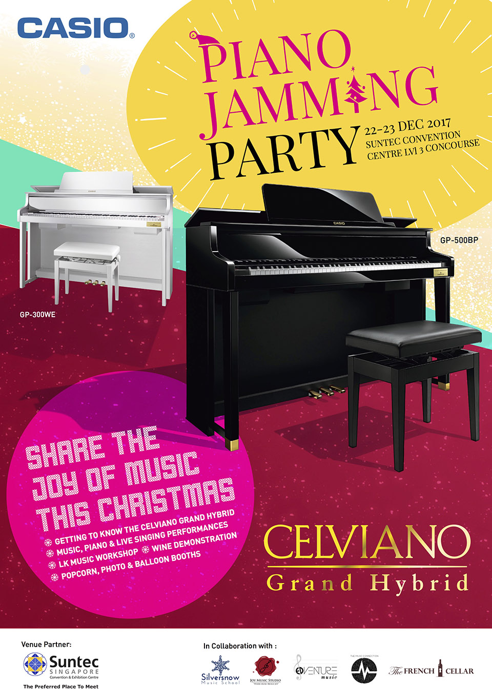 Casio Piano Jamming Party @ Suntec 2017 | ThePiano.SG