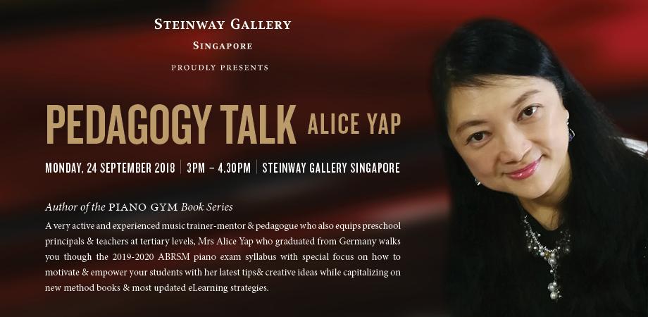 Pedagogy Talk - Alice Yap | ThePiano.SG