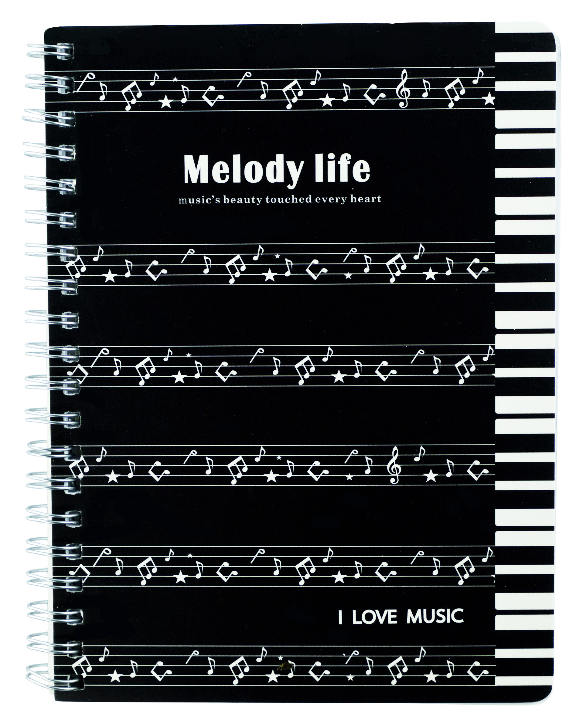 Music Note Soft Copybook - A5 | ThePiano.SG