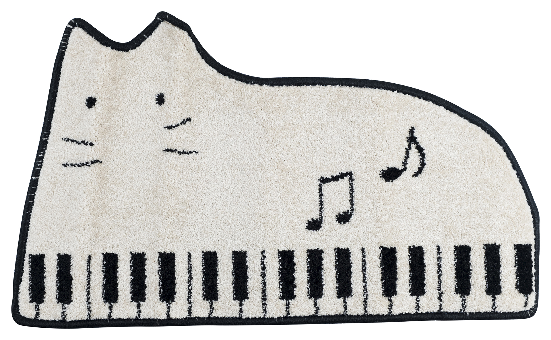 Piano Cat Shaped Floor Mat | ThePiano.SG