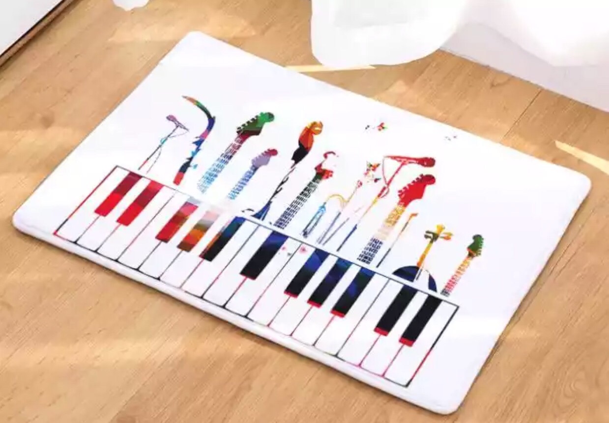 Music Piano Keys Floor Mat | ThePiano.SG